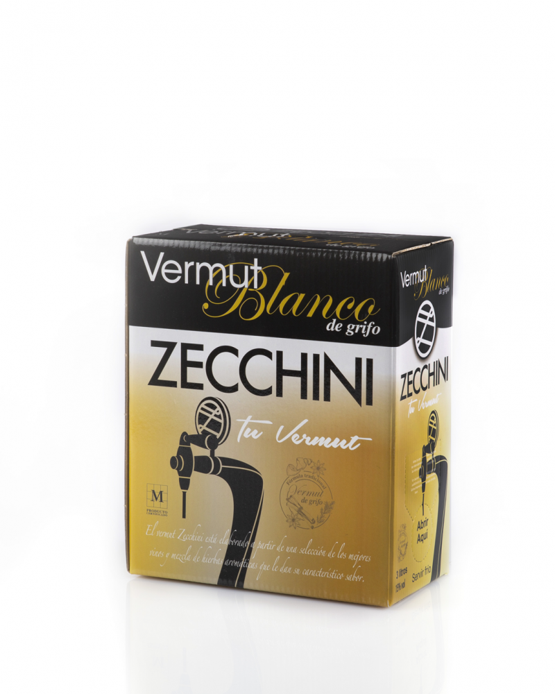 Box Vermut blanco 3 litros | Vermut Zecchini